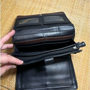 Bags | Derek Alexander Black 3 Part Wallet New Without Tags | Poshmark